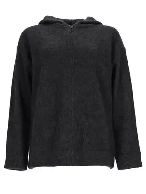 Max Mara Cardigan In Filato Yak - Grey