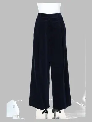 Max Mara Pantalone "corona" In Velluto A Coste