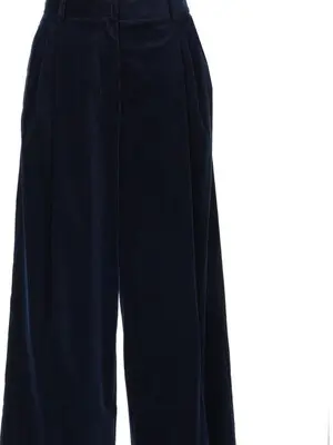Max Mara Pantalone "corona" In Velluto A Coste