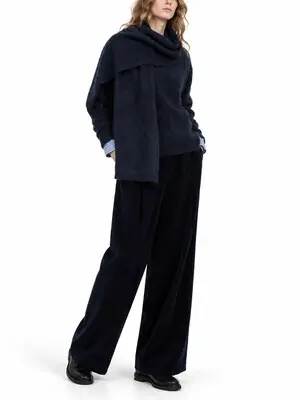Max Mara Pantalone "corona" In Velluto A Coste
