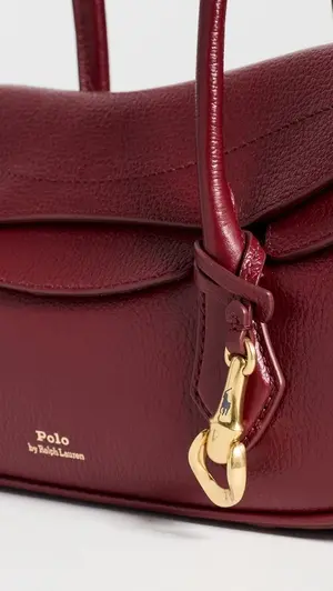 Polo Ralph Lauren Shiny Tumbled Blaze Shoulder Bag