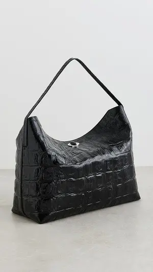 Christopher Esber Turnlock Embossed Grande Shoulder Bag
