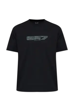 EA7 Printed Logo T-shirt - Black