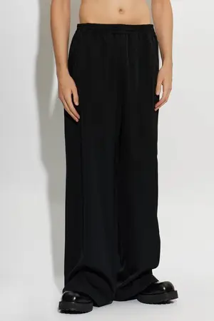 Balenciaga Wide-leg Wool Trousers