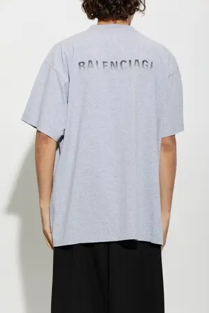 Balenciaga Logo T-shirt - Grey