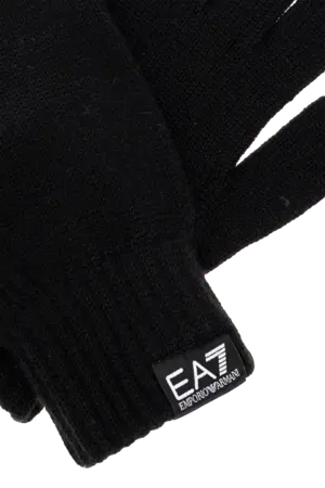 EA7 Logo-patch Gloves