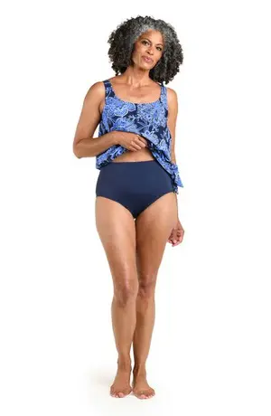 MAXINE OF HOLLYWOOD Beyond The Atlantic Blouson Tankini Top