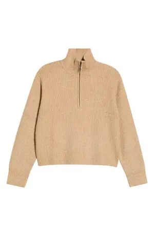 MARINE LAYER Chalet Cotton Blend Quarter Zip Sweater