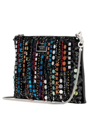 Kate Spade New York Nova Fringe Embellished Clutch