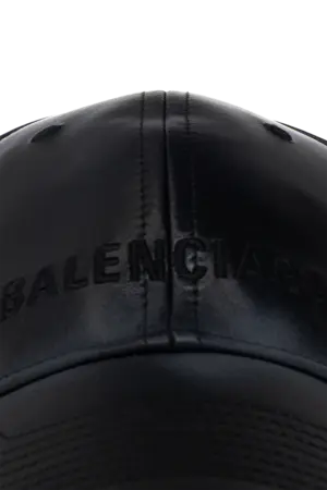 Balenciaga Leather Baseball Cap