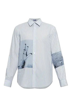 Paul Smith Striped Cotton Shirt - Blue