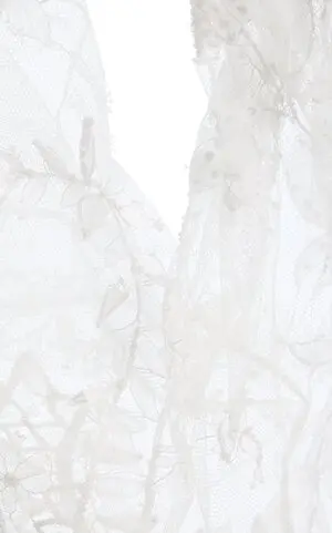 WIEDERHOEFT Embroidered Vienna Lace Top