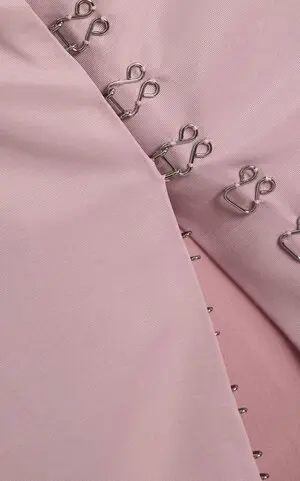 WIEDERHOEFT Flared Bengaline Maxi Skirt