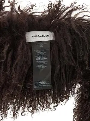 YVES SALOMON Mongolian Sheepskin Scarf