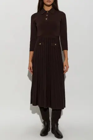 Michael Kors Long Dress With Collar