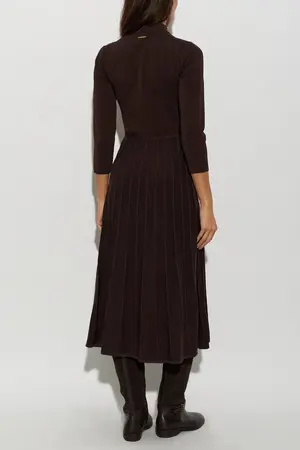 Michael Kors Long Dress With Collar