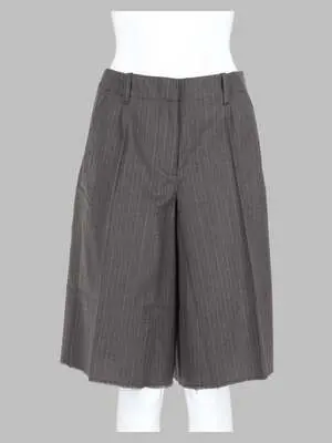 Our Legacy Phase Stripe Motion Wool-cotton Shorts