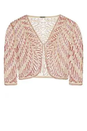 BODE Embellished Mesh Rita Cardigan - Multicoloured