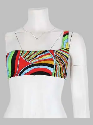 Emilio Pucci Stretch Polyamide Swimsuit With Elastane - Multicolour