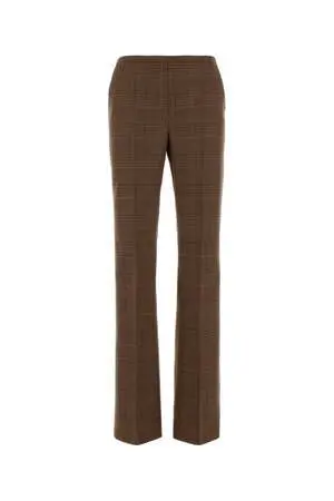 Max Mara Embroidered Wool Cigarette Pants For