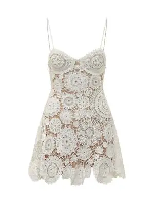 SELF-PORTRAIT Chic Mini Dress For A Stylish Summer