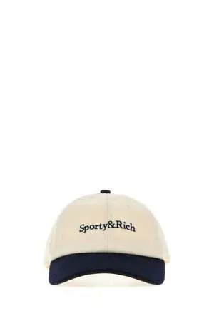 Sporty & Rich Two-tone Wool-silk Baseball Cap - Multicoloured