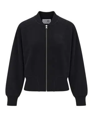 MAISON MARGIELA Cropped Zip-front Bomber Jacket