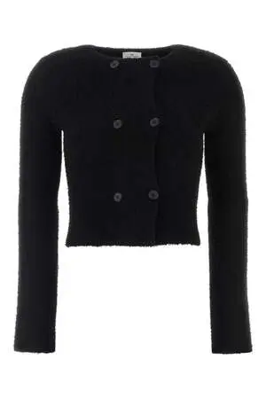 COURREGES Wool Blend Cardigan - Black