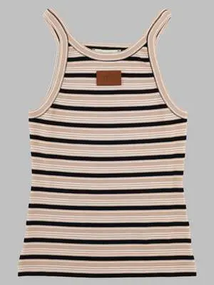 Fendi Multicolor Cropped Fleece Top