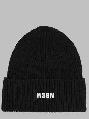 MSGM Wool-blend Hat - Black