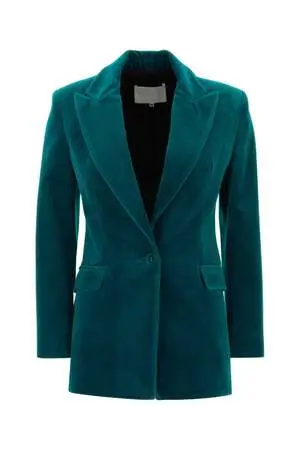 Costarellos Cotton Velvet Blazer For