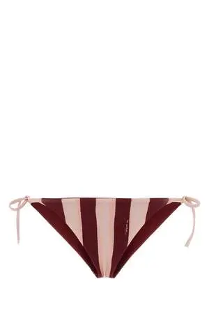 Fendi Printed Lycra Bikini Bottom - Stripped