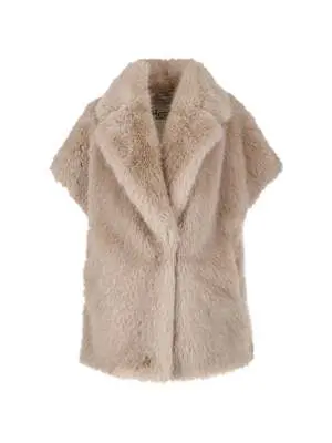 Herno Faux Fur Sleeveless Vest