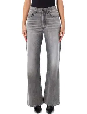 Acne Studios High-rise Wide-leg Jeans - Grey Ash