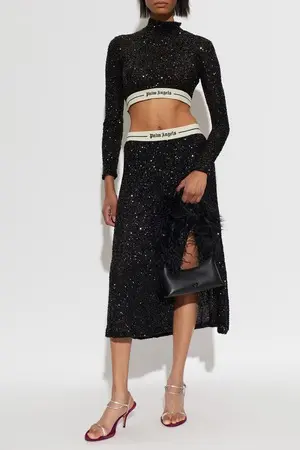 Palm Angels Sequined Skirt