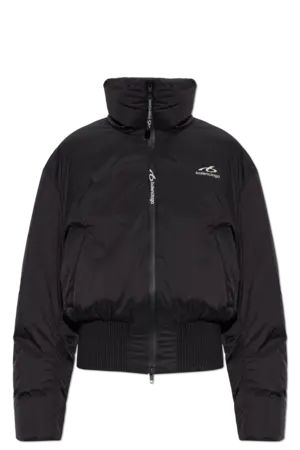 Balenciaga Short Jacket With Ribbed Hem