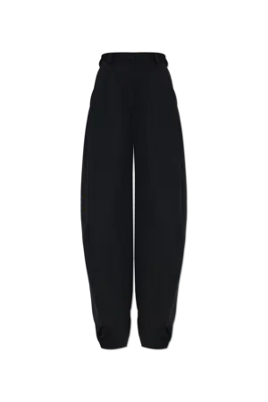 Balenciaga Wide-leg Wool Trousers