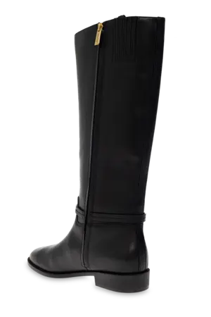 Michael Kors Leather Boots ‘beverly Flat