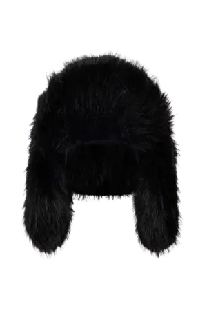 Balenciaga Fur Hat From The ‘skiwear’ Collection