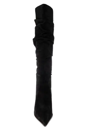 Michael Kors Jayla Ruched’ Leather Knee Boots