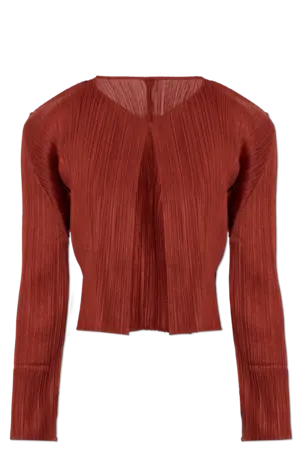 Issey Miyake Pleated Cardigan