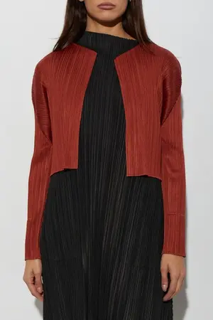 Issey Miyake Pleated Cardigan