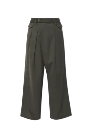 Issey Miyake Wool Trousers With Pleats