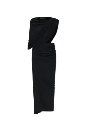 Balenciaga Asymmetric Dress - Black