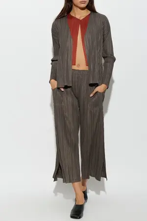 Issey Miyake Pleated Cardigan