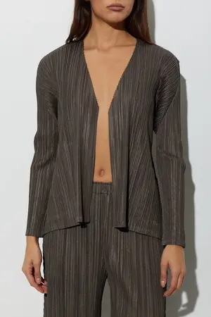 Issey Miyake Pleated Cardigan