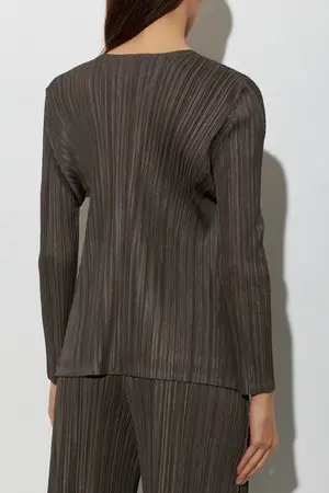 Issey Miyake Pleated Cardigan