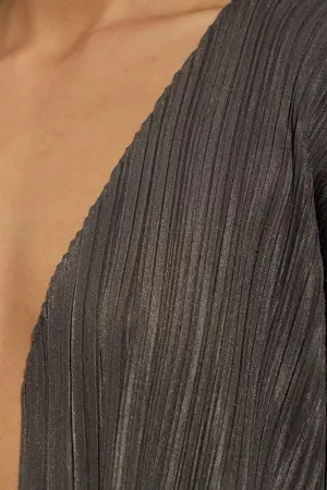 Issey Miyake Pleated Cardigan