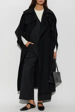 Issey Miyake Belted Wool Coat