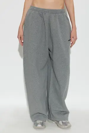 Balenciaga Wide-leg Sweatpants - Grey